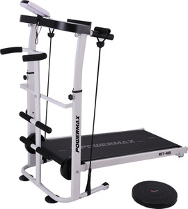 Powermax Fitness MFT-400 Non-Electric Treadmill For Home Use with ...