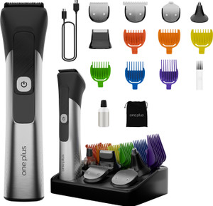 One Plus Pro Cordless Professional 5 in 1 Grooming Kit Titanium coated ...