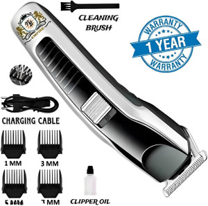 RACCOON HTC-538 Trimmer For Man With 4 Trimming Combs, 60 Min Cordless ...