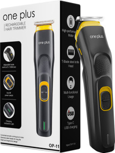 One Plus OP 11 Cordless Professional Hair Trimmer Titanium coated blade ...