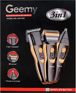 Geemy 595 Trimmer 60 min Runtime 4 Length Settings Price in India - Buy ...