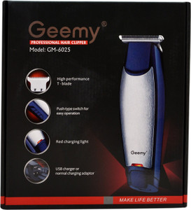Gemmy GM-6025 Runtime: 59 min Trimmer for Men & Women Trimmer 59 min ...