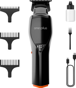 One Plus OP 991 Cordless Professional Hair Clipper Dual LED Titanium ...