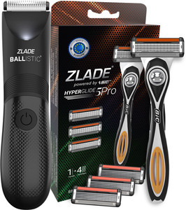 Zlade Ballistic Lite Trimmer and HyperGlide5 Pro Razor (4 Cartridges ...