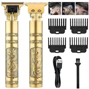BIY ENTERPRISE Golden t99 Trimmer Haircut Metal Body Rechargeable ...