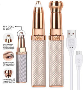 NUCLETRIC Eyebrow Trimmer Machine For Women Face, Lips, Nose Hair ...