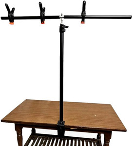 SHOPEE Tabletop T Shape Backdrop Stand 30.7 inches Wide 48 inches Tall ...