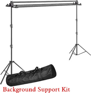 PRO OPTIC Triple Crossbar 9ft X 9ft Backdrop Stand Photo Video Studio ...