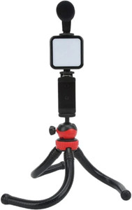RECTITUDE Video Shooting Kit With Mic, LED Light - Multi Angles ...