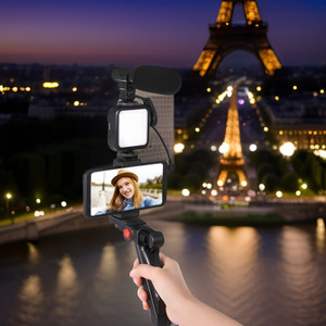 FRONY L16_Video kit Complete Vlogging Kit with Bluetooth Remote & LED ...