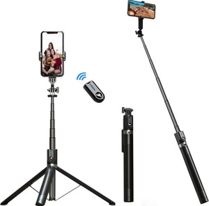AGH Selfie Stick Tripod LIVE-K9 66 Inch Bluetooth Remote Tripod ...