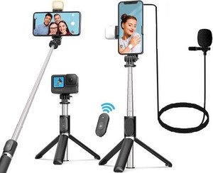 TRYFLY Photography Mini Tripod With Bluetooth Remote Tripod, Tripod Kit ...