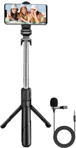 MOOZMOB Mobile Tripod Selfie Tripod Stand with Mic for Vlog and Video ...