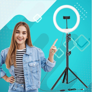 Guptasons 10“ LED ring light with stand for making reels, youtube ...