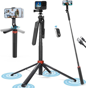 RETRACK P185 1.8Meter Long Aluminum Tripod 360° Degree Rotating 1/4 ...
