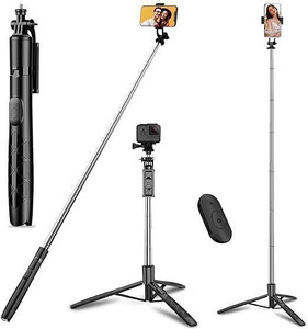 ATSolutions Long Selfie Stick with Tripod Stand Aluminum 61 inch/156cm ...