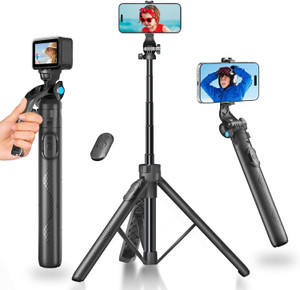 Yantralay Tripod 160cm Smartphone Tripod with 360° Rotation Wireless ...