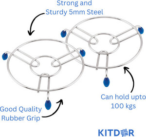 Kitdor Kitchen Hot Pot stand | Dining table hot pot stand | 5 MM Steel ...