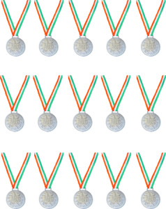 FITDEX Medals for school competition sports events set of 15 Number ...