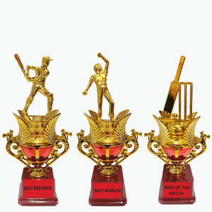 BAREEZÉ PURE batsman trophy bowler cricket trophy cricket trophy man of ...
