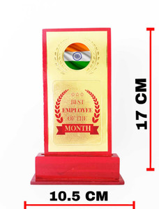 Super Collection Wooden Momento Best Employee of The Month, Small Size ...
