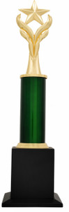 TROPHYMART Fresco Star Metal Body & Wooden Base Corporate Trophy Trophy ...
