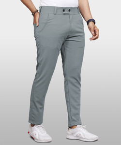 VeBNoR Regular Fit Men Grey Trousers - Buy VeBNoR Regular Fit Men Grey ...
