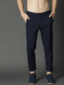 FOXTER Regular Fit Men Blue Trousers - Buy FOXTER Regular Fit Men Blue ...
