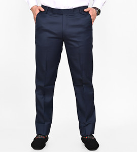GFOB Regular Fit Men Blue Trousers - Buy GFOB Regular Fit Men Blue ...