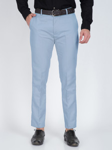 CYPHUS Regular Fit Men Light Blue Trousers - Buy CYPHUS Regular Fit Men ...