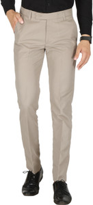 JAYCAP Slim Fit Men Cream Trousers - Buy JAYCAP Slim Fit Men Cream ...