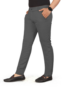 Style sync Slim Fit Men Grey Trousers - Buy Style sync Slim Fit Men ...