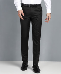 CYPHUS Slim Fit Men Black Trousers - Buy CYPHUS Slim Fit Men Black ...