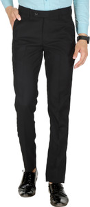 JAYCAP Slim Fit Men Black Trousers - Buy JAYCAP Slim Fit Men Black ...