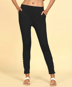 chobi star Slim Fit Women Black Trousers - Buy chobi star Slim Fit ...