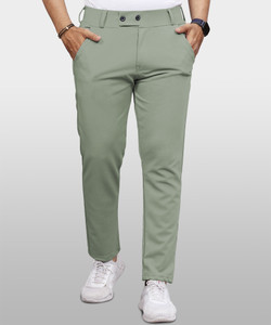 VeBNoR Regular Fit Men Light Green Trousers - Buy VeBNoR Regular Fit ...