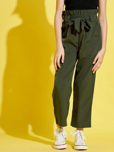 Cherry & Jerry Regular Fit Girls Green Trousers - Buy Cherry & Jerry ...