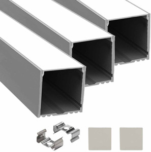 ABAJ Surface 1 Meter Profile Channels Without LED Straight Linear ...