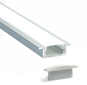 Glow Right Led Profile Light 25mm with collar white aluminium body 3mtr ...