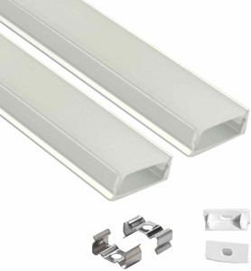 ABAJ Rectangular Surface 1Meter Profile Channels Without LED Straight ...