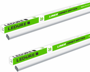 Ledure Efficient 36W Tubelight Cool White | Internal Driver | 4ft LED ...