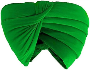 SIKH 6.25 Meters Light Green FullVoile Cotton, Self Design Pagri Price ...