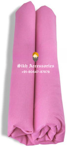Sikh Accessories 5 Meter Persian Pink Soft & Light Weight Full Voile ...