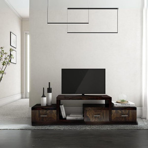 Sona Handicrafts Louis Rosewood (Sheesham) Solid Wood TV Entertainment ...