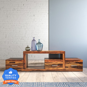 Flipkart Perfect Homes PureWood Sheesham TV Entertainment Unit Price in ...
