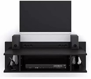 RESHUZ Wall TV Set up Box TV Entertainment Unit MDF Wall Shelf ...