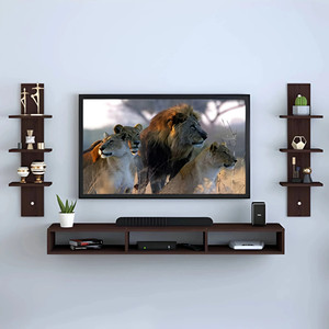 ShahQ TV Cabinet for Bedroom in 32 inch Tv Panel Engineered Wood TV ...