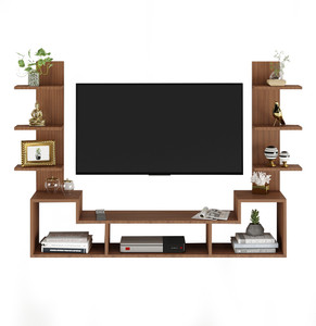 FURNEASER Dravin Wall Tv Unit, Set Top Box Stand, Rack, Cabinet ...