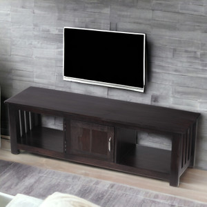 Flipkart Perfect Homes Solid Wood TV Entertainment Unit Price in India ...