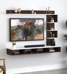 TheGoodLuck BIG Size TV Cabinet LED Panel up to 65 Inch Engineered Wood ...